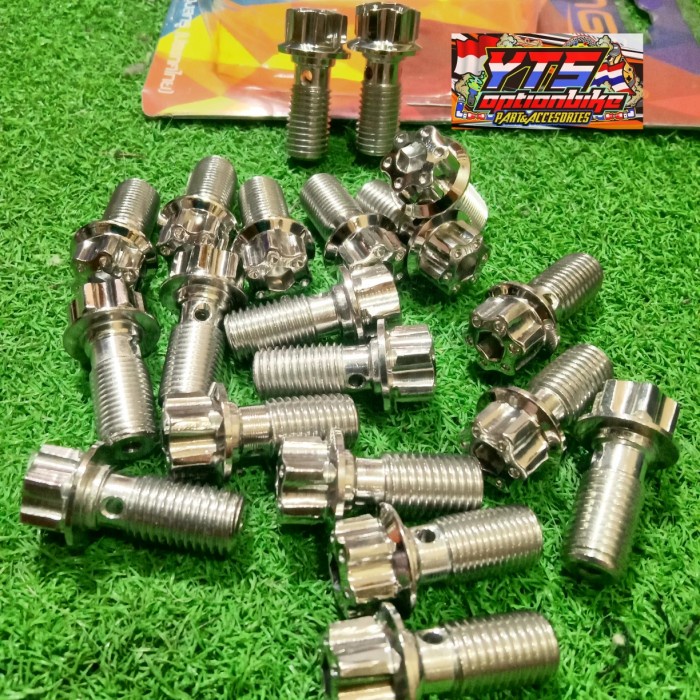 Jual For Sale Baut Probolt Stainless Banjo Kaliper/Master Rem 2 Kunci Drat Halus Harga Spesial ...