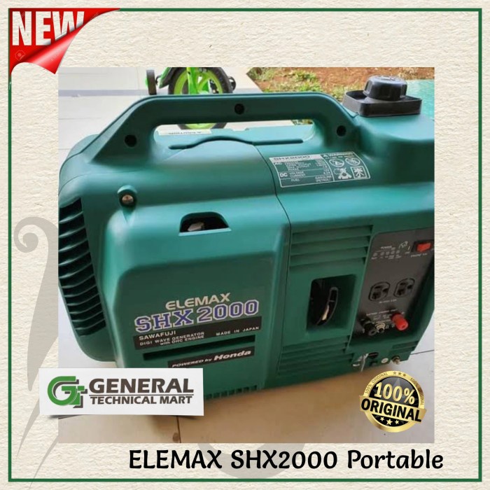 Jual ELEMAX SHX2000 PORTABLE GENERATOR SET DIGI-WAVE INVERTER GENSET ...