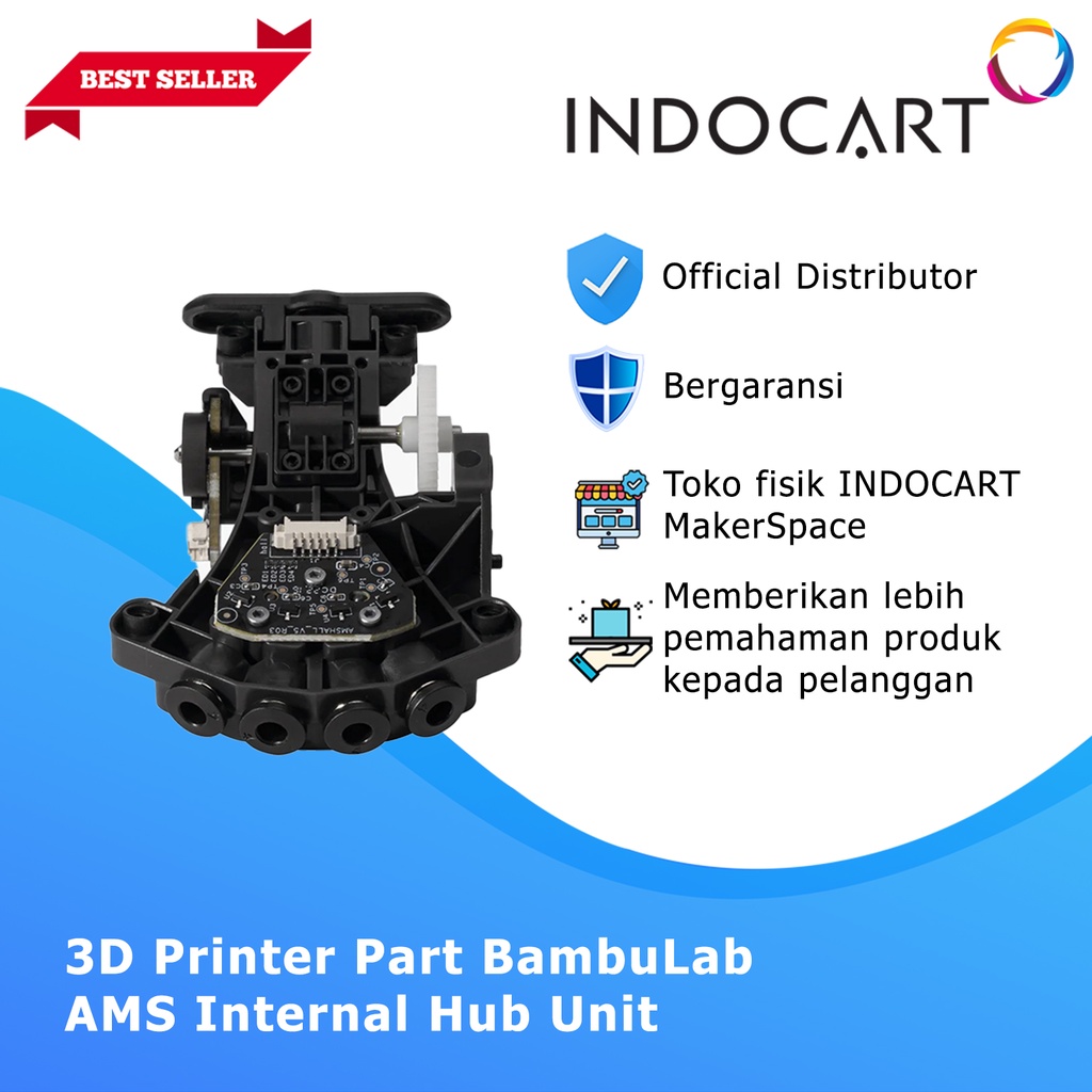 Jual INDOCART 3D Printer Parts BambuLab AMS Internal Hub Unit | Shopee Indonesia