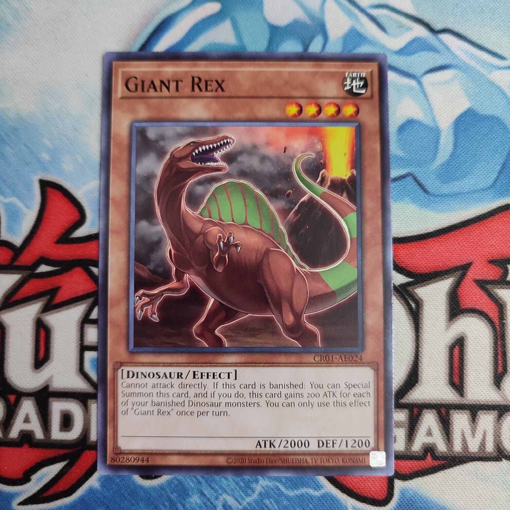 Jual yugioh AE giant rex CR01-AE024 C original | Shopee Indonesia