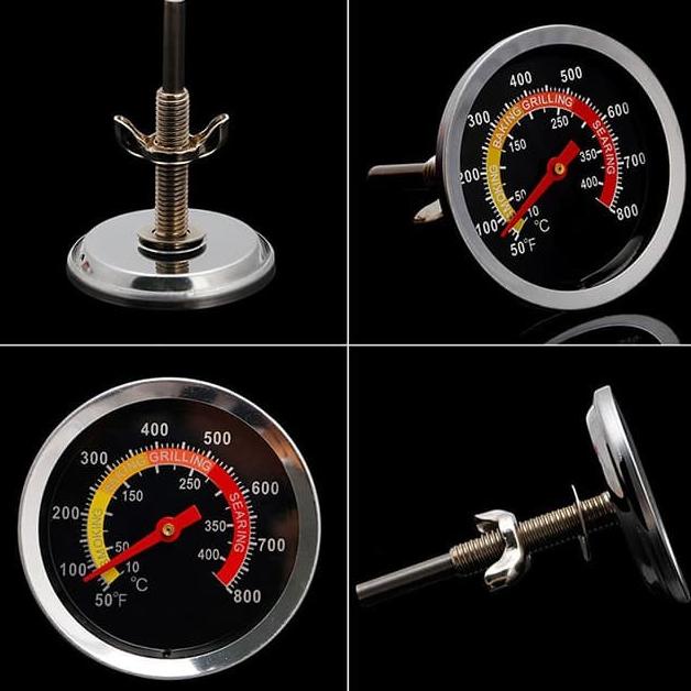 Jual Bimetal Thermometer 10-400C Oven Food Termometer Frying Analog ...