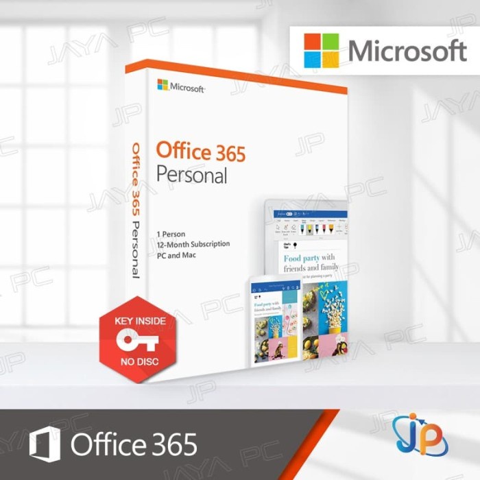 Jual Microsoft Office 365 Personal Software Original Pc & Mac 1 User | Shopee Indonesia