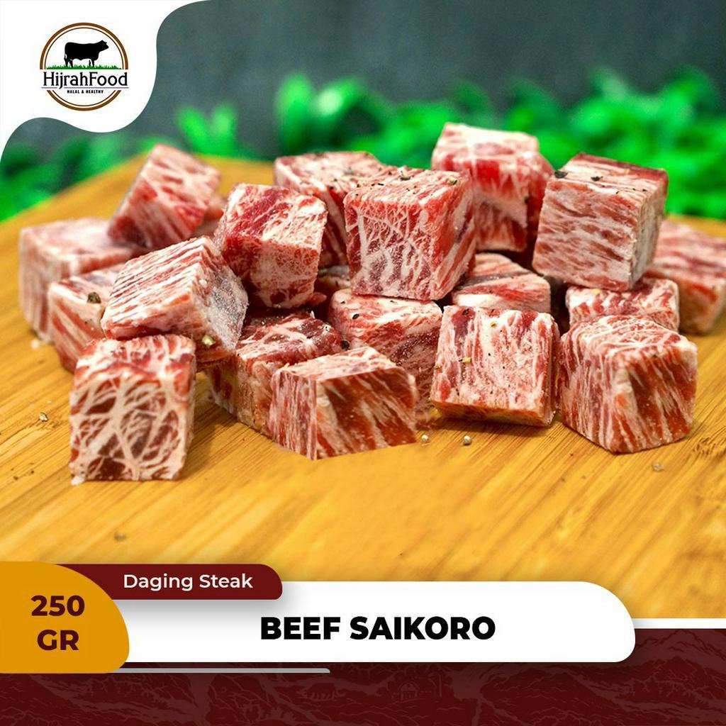 Jual Beef Saikoro Wagyu Meltique Cubes Premium Daging Sapi Saikoro 250 ...