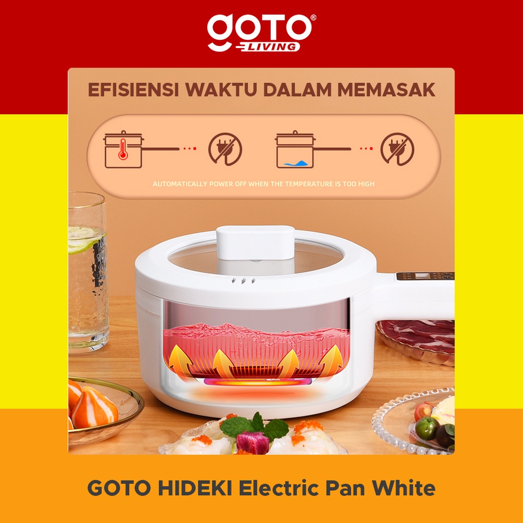 Jual GOTO HIDEKI PANCI LISTRIK 1.8L FRY PAN ELEKTRIK PENGGORENGAN ...