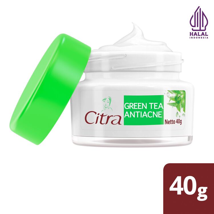 Jual Citra Cream Wajah Green Tea 40 G - Moisturizer Kulit Berminyak ...