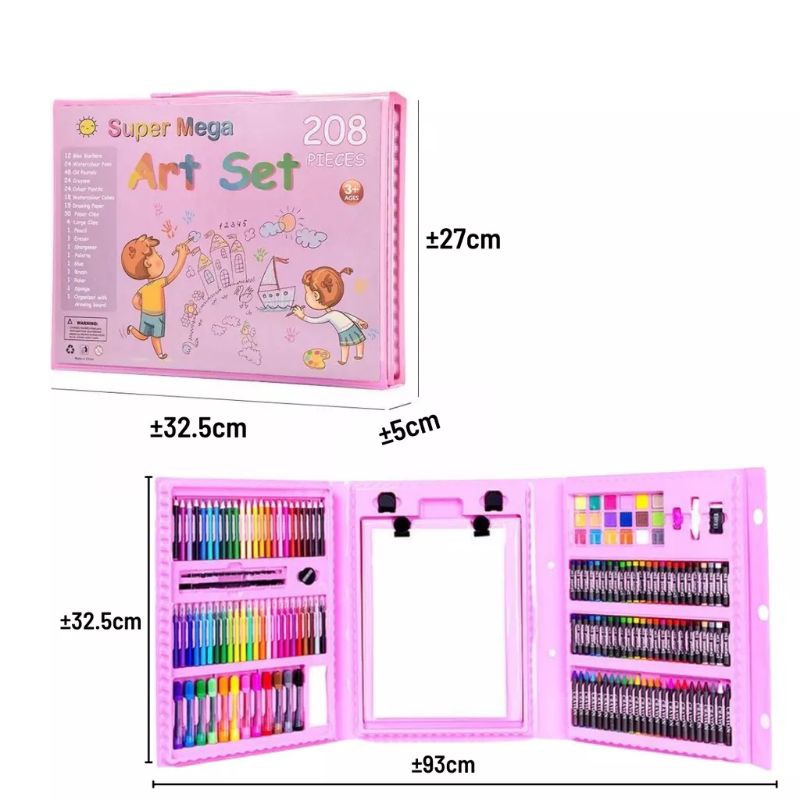 Jual Crayon Set Crayon Set 208 Pcs Crayon Set 150 Pcs Crayon Set Crayon ...