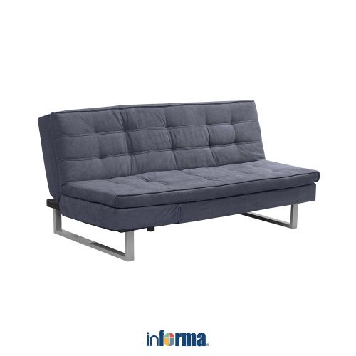Jual Informa Izzy Sofa Bed Fabric Indico - Abu-Abu Tua Tempat Duduk ...