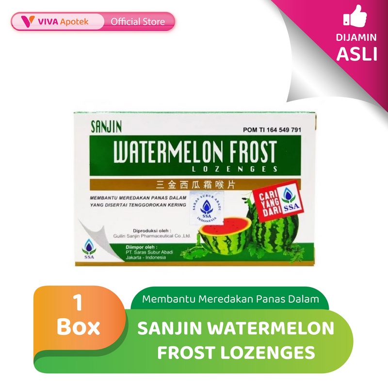 Jual Sanijin Watermelon Frost Lozenges (1 Box) | Shopee Indonesia