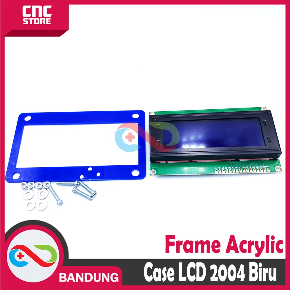 Jual LCD FRAME AKRILIK CASE 1 LAYER 20X4 ARDUINO BIR 2004 PLUS BAUT DAN ...