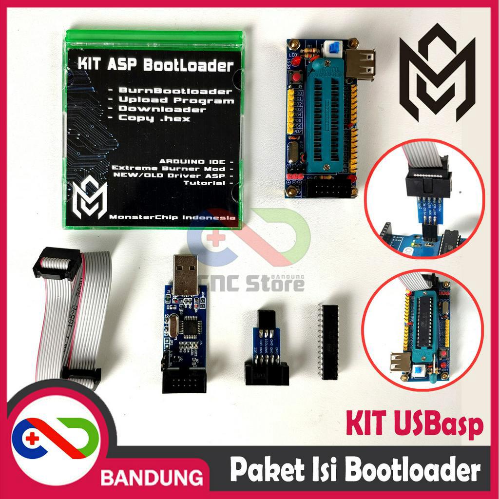 Jual KIT USBASP ISI BOOTLOADER COPY HEX USB ASP ISP USBISP PAKET DOWNLOADER | Shopee Indonesia