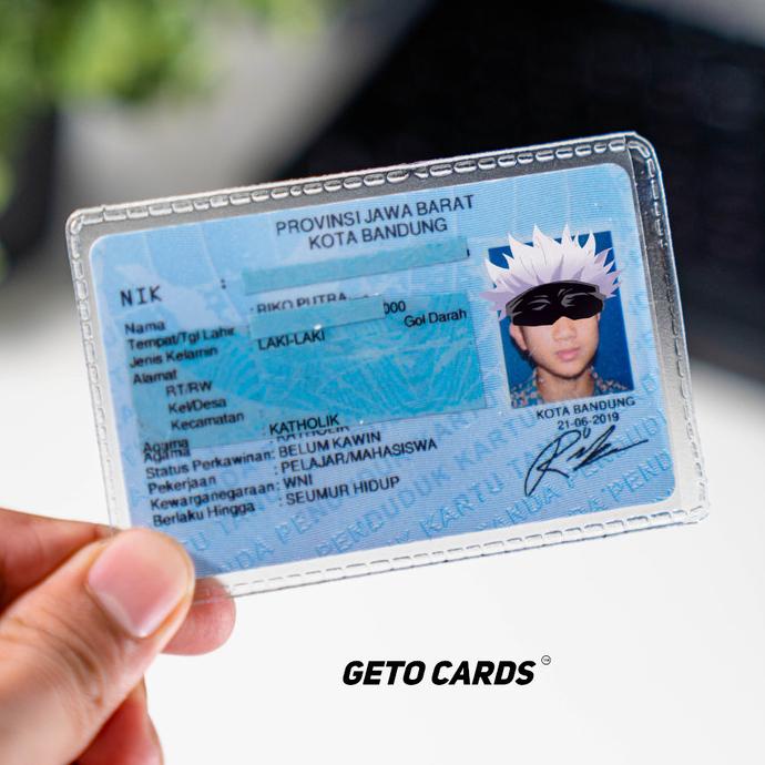 Jual Sampul Pelindung Kartu Anti Gores Untuk KTP ID CARD Design Anime ...
