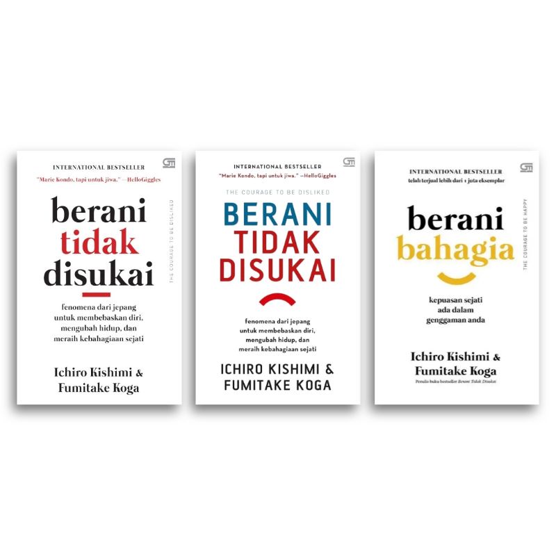 Jual The Courage To Be Disliked The Courage To Be Happy berani tidak ...