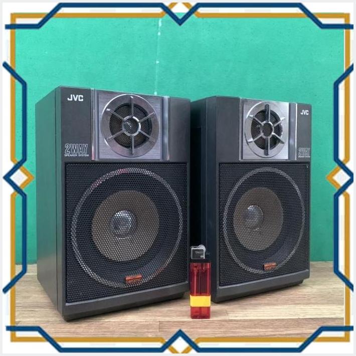 Jual [SKS] bookshelf speaker jvc classic 5 inch ceramic 2 way original ...