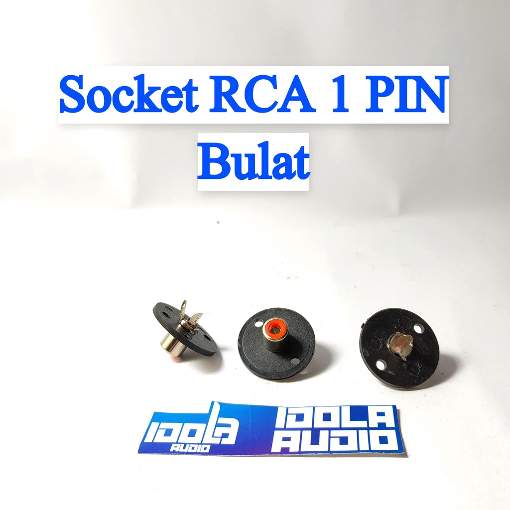 Jual Socket RCA 1 PIN Bulat | Soket / Lubang RCA Bulat 1 Pin | Shopee ...