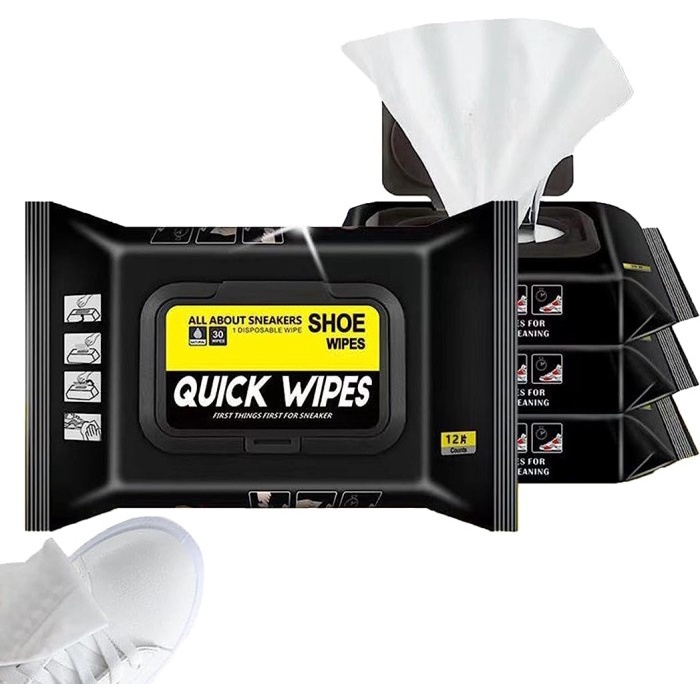 Jual Quick Wipes Shoe Cleaner - Tissue Pembersih (30 Sheets) | Shopee ...