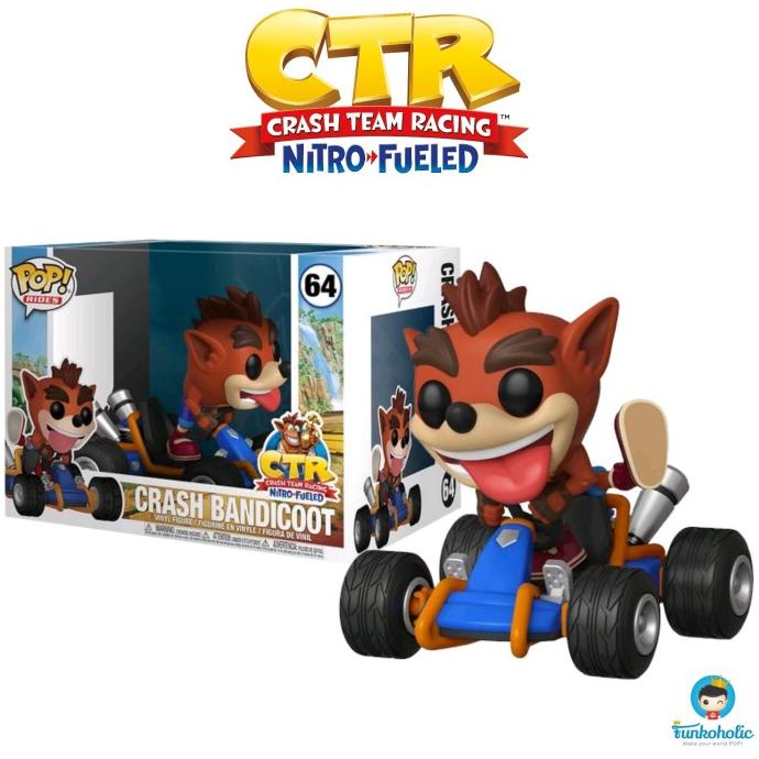 Jual Funko POP! Rides Games Crash Team Racing Nitro-Fueled Crash ...