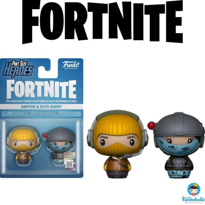 Jual Funko Pint Size Heroes Games Fortnite - Raptor & Elite Agent (2 ...