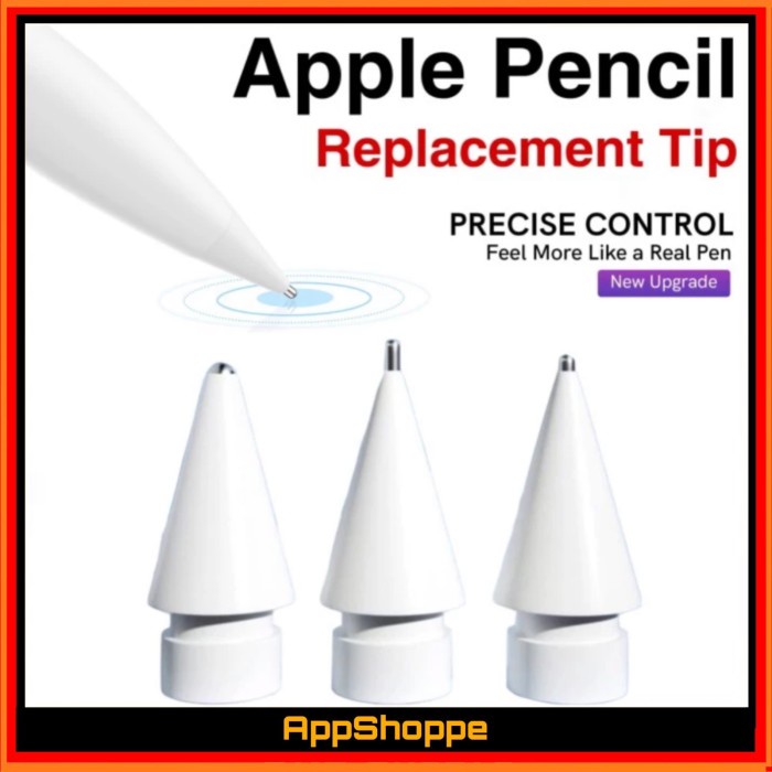 Jual apple pencil gen 1 2 upgraded replacement tip nib case stylus pen ...