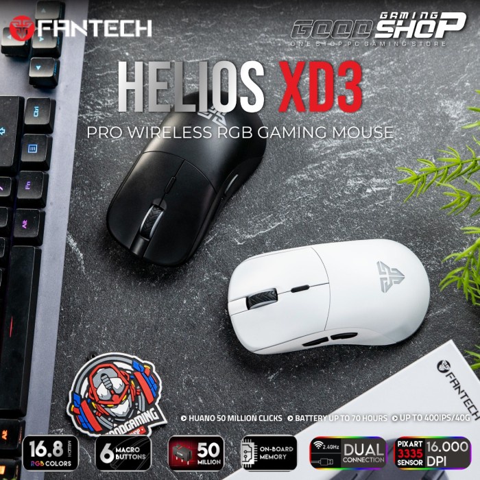 Jual Fantech Helios Xd3 - Gaming Mouse | Shopee Indonesia