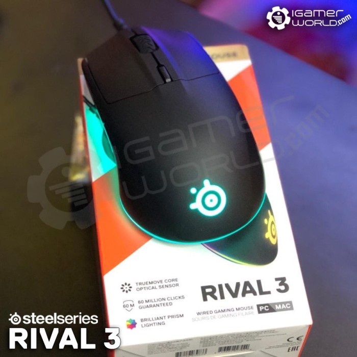 Jual Steelseries Rival 3 Wired Gaming Mouse | Shopee Indonesia
