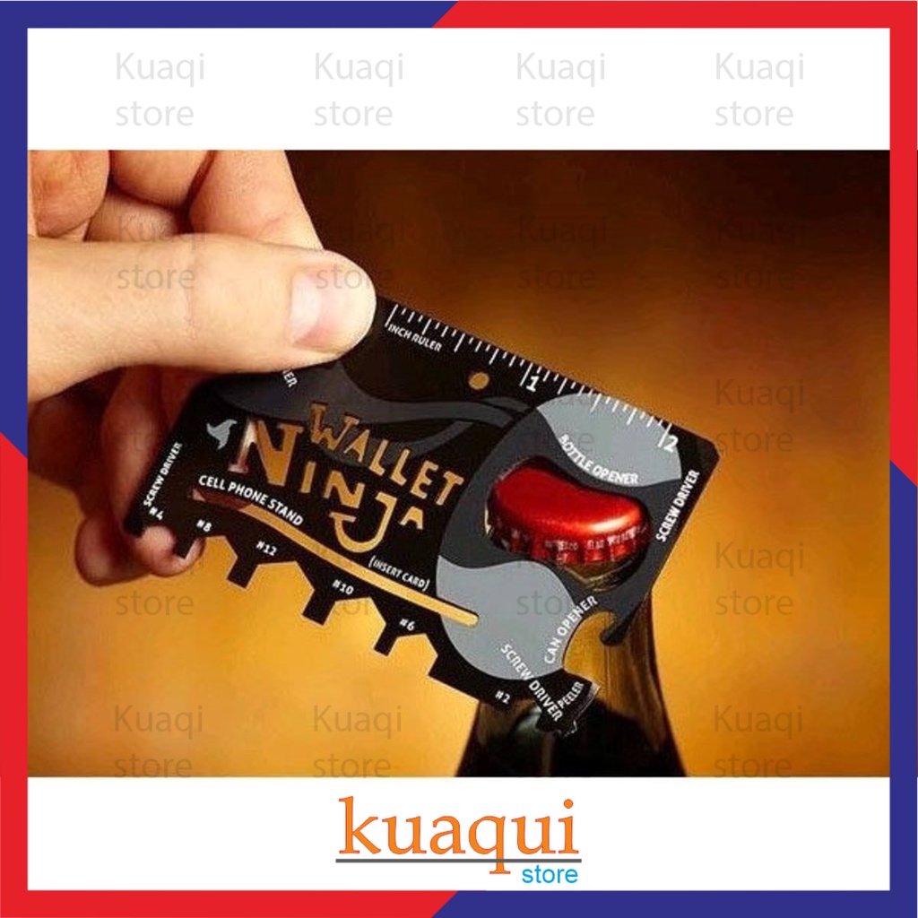 Jual Wallet Ninja 18in1 Multi Obeng Penggaris Buka Botol Pocket Tool ...