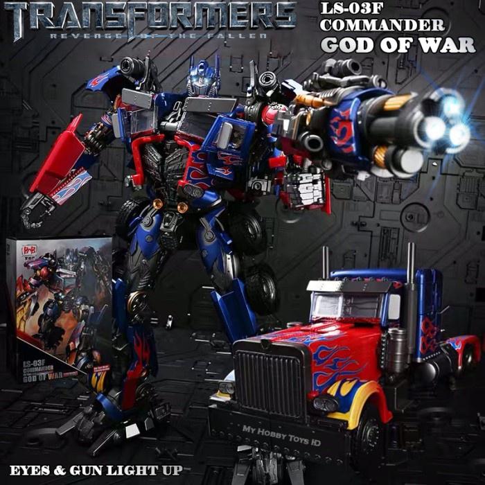 Jual Mainan Action Figure Transformers BMB LS03F Optimus Prime Mode ...