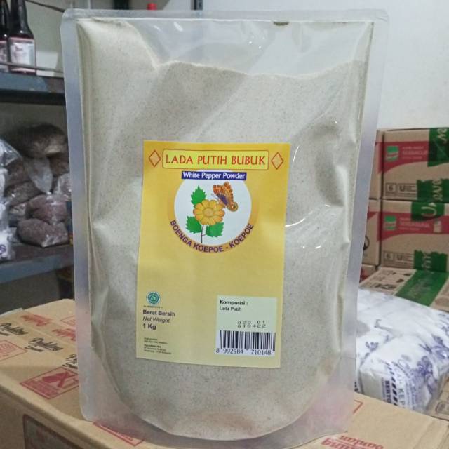 Jual Lada Bubuk Merek Bunga Koepoe 1Kg | Shopee Indonesia