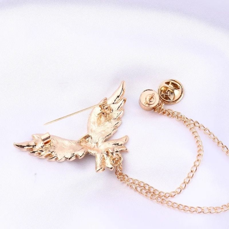 Jual Lapel Pin Bros Jas Desain Burung Elang - Brooch Aksess Jas Blazer ...