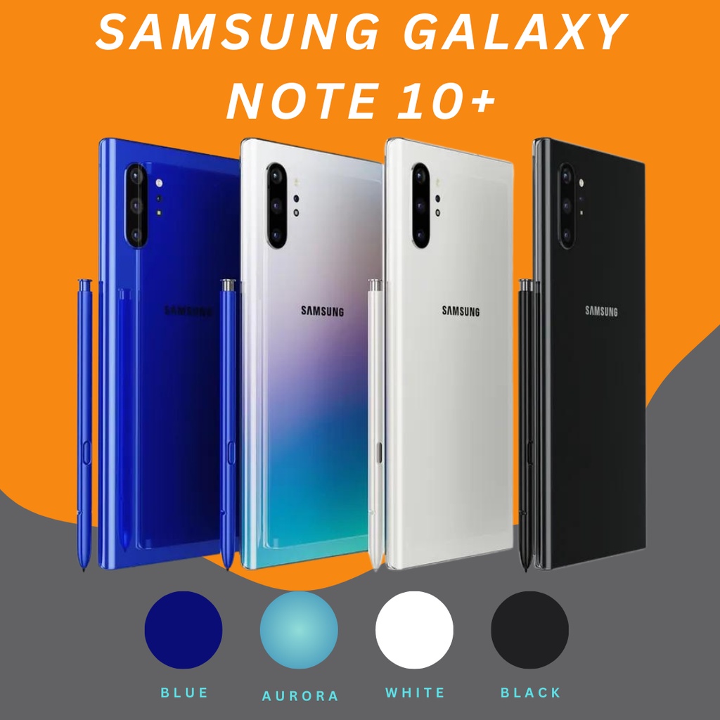 Jual SAMSUNG GALAXY NOTE10+ 5G Second Original 56GB 12GB RAM, 512GB ...