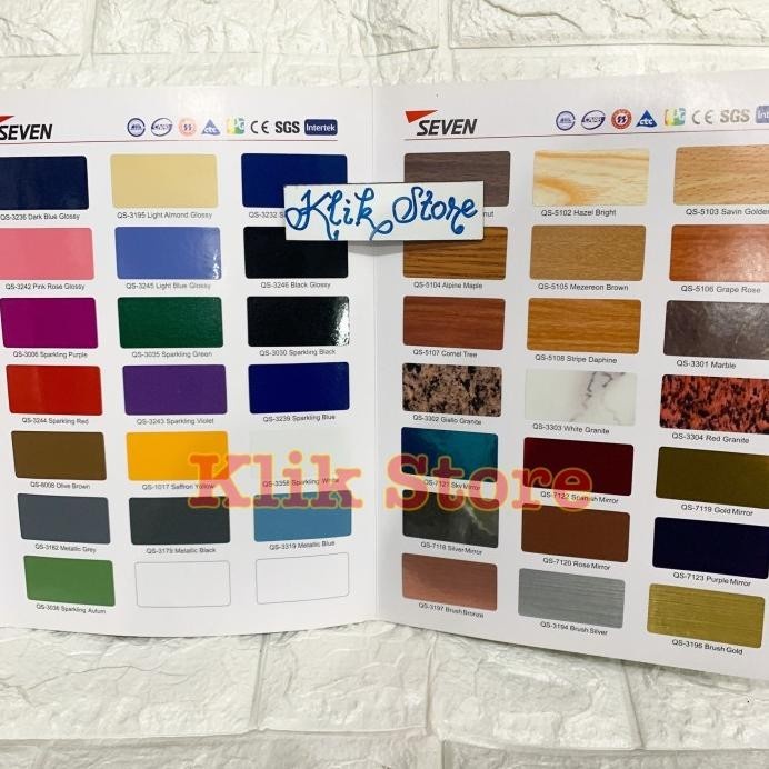Jual Promo Katalog Warna Acp Seven Komplit Original New Product ...