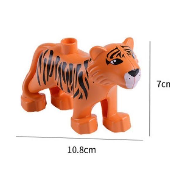 Jual City Zoo Jungle Book Tiger Harimau Shere Khan Minifigure Brick ...
