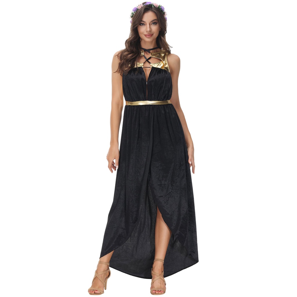 Jual Halloween Greek Goddess Dress Classical Mythology Robe Gown ...