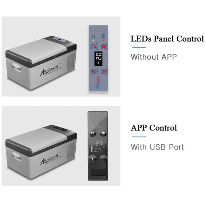 Jual cooler box Alpicool C15 Portable Car Refrigerator freezer fridge ...