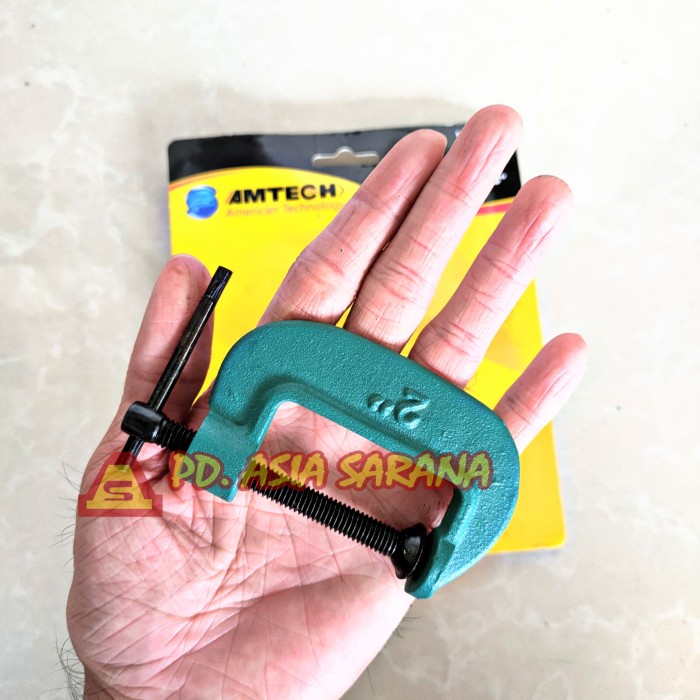 Jual Promo 3 Pcs C Clamp Set Ukuran 1- 2- 3 Inch Amtech / Klem Jepit C ...