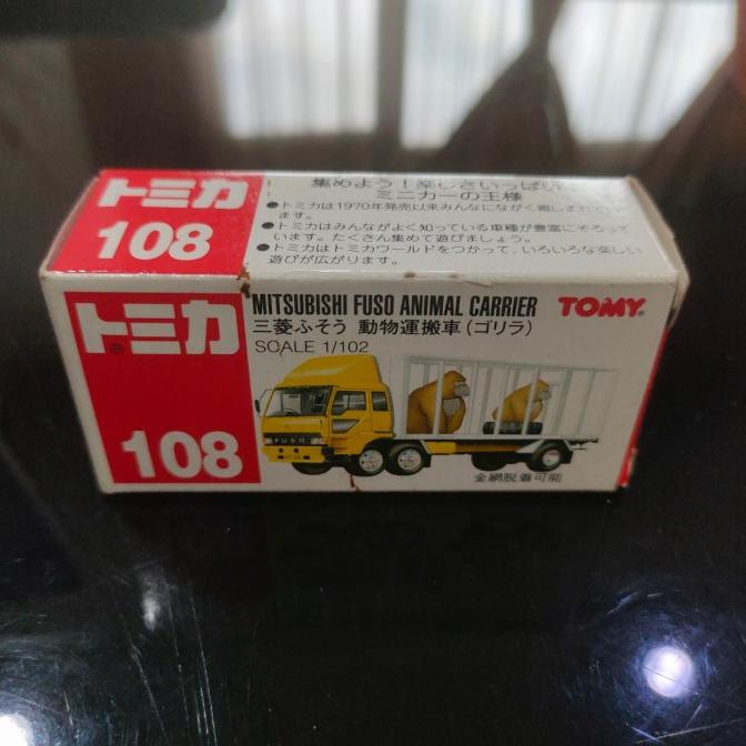 Jual tomica 108 mitsubishi fuso animal carrier | Shopee Indonesia