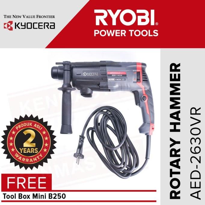Jual Kyocera Rotary Hammer Aed-2630Vr / Mesin Bor Beton 26Mm Free Tool ...