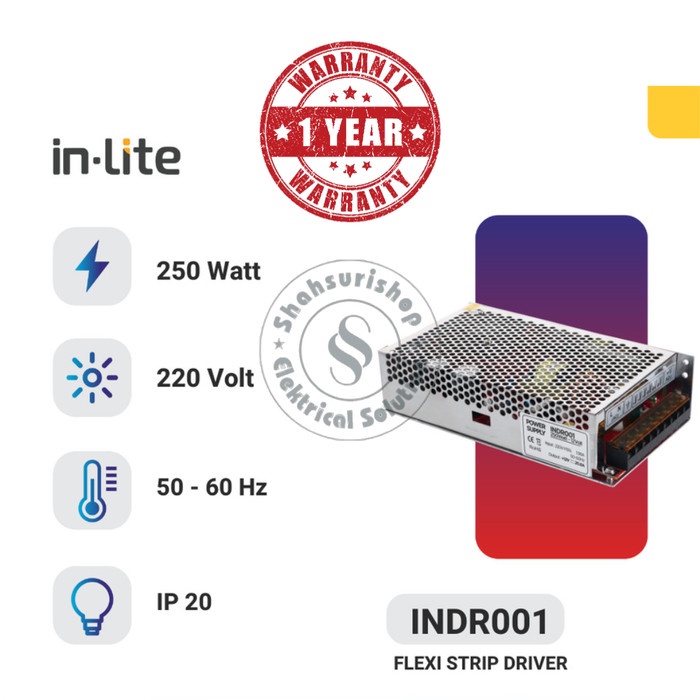 Jual [New] Inlite Indr001 Trafo Adaptor Ballast Power Supply Jaring 20 ...