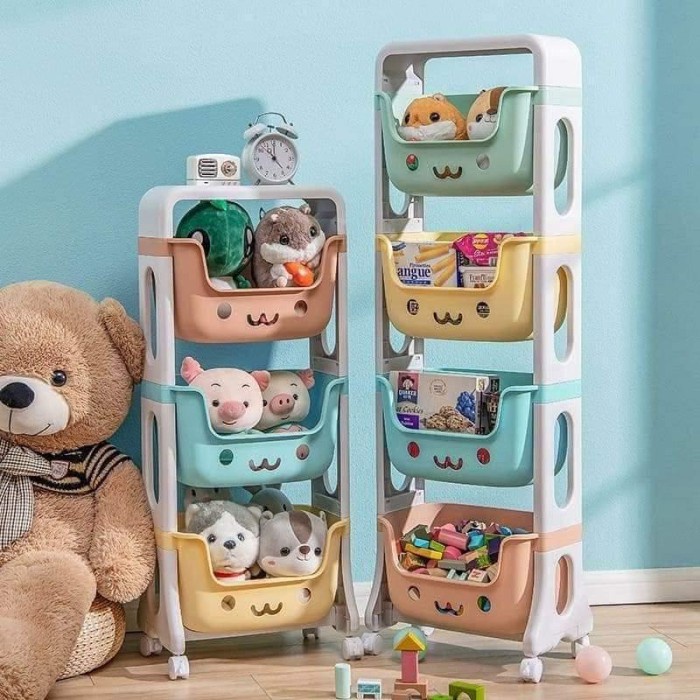 Jual COD Rak Anak 4 Susun / Rak Boneka / Rak Gemes / Rak Serbaguna ...