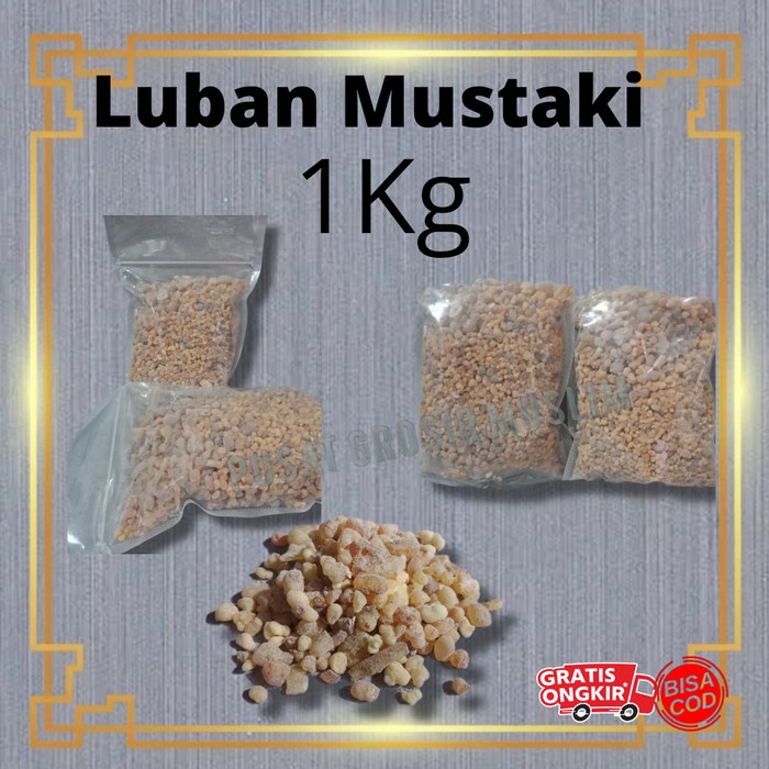 Jual Luban Mustaki / Menyan Kemenyan Arab / Dupa Bukhur Repack 1Kg ...