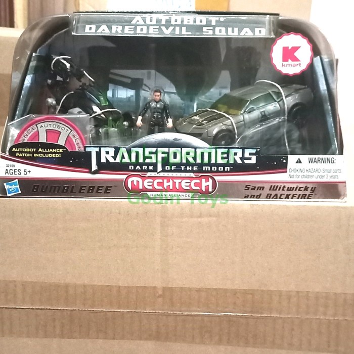 Jual Baru Transformers Bumblebee Backfire Sam Witwicky Dotm Series ...