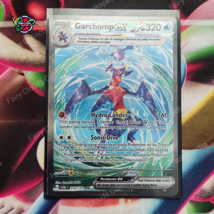 Jual Termurah Garchomp Ex Sar Full Art Pokemon Tcg Indonesia Kilau ...