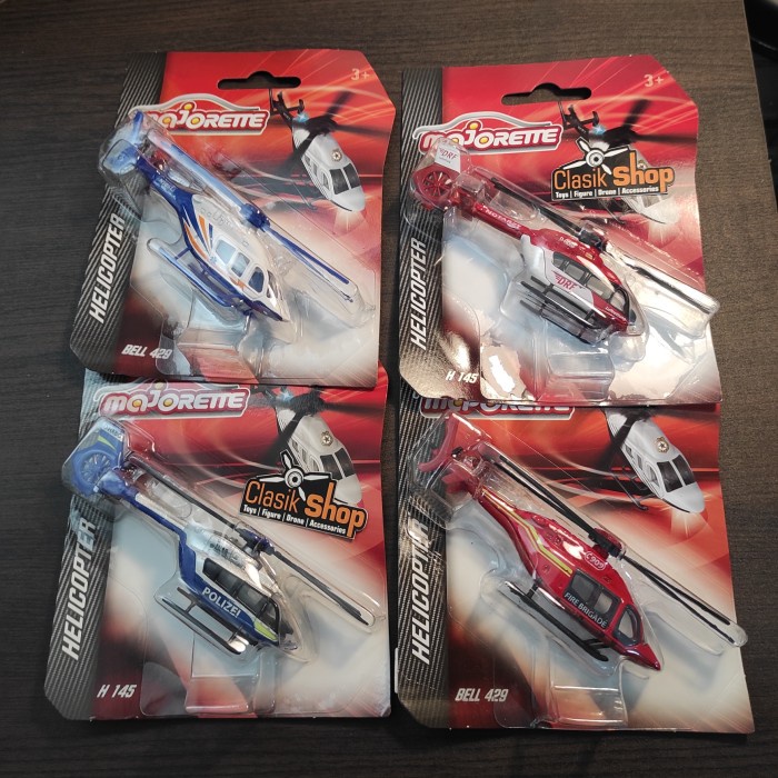Jual DIECAST MAJORETTE HELICOPTER BELL 429 H145 4 SET RARE | Shopee ...