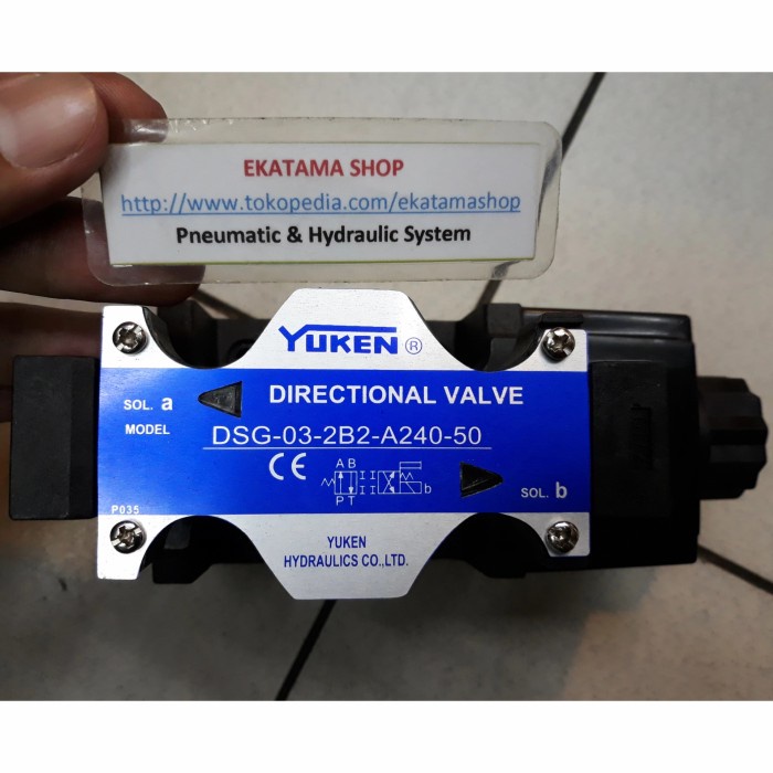 Jual Directional Valve Hydraulic YUKEN (DSG-03-2B2-A240-50) | Shopee Indonesia