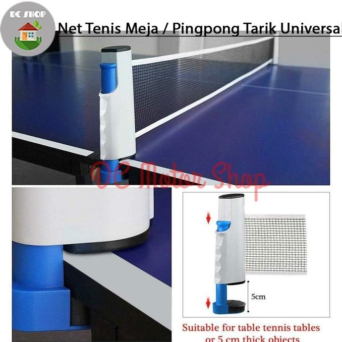 Jual Universal Net Jaring Tenis Meja Pingpong Portable Bisa Tarik 170cm | Shopee Indonesia