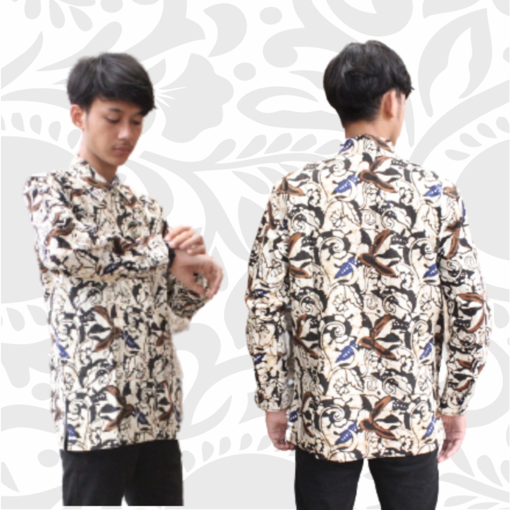 Jual [EXCLUSIVE] MODEL TERKINI Merapi Batik - Baju Batik Lengan Panjang ...