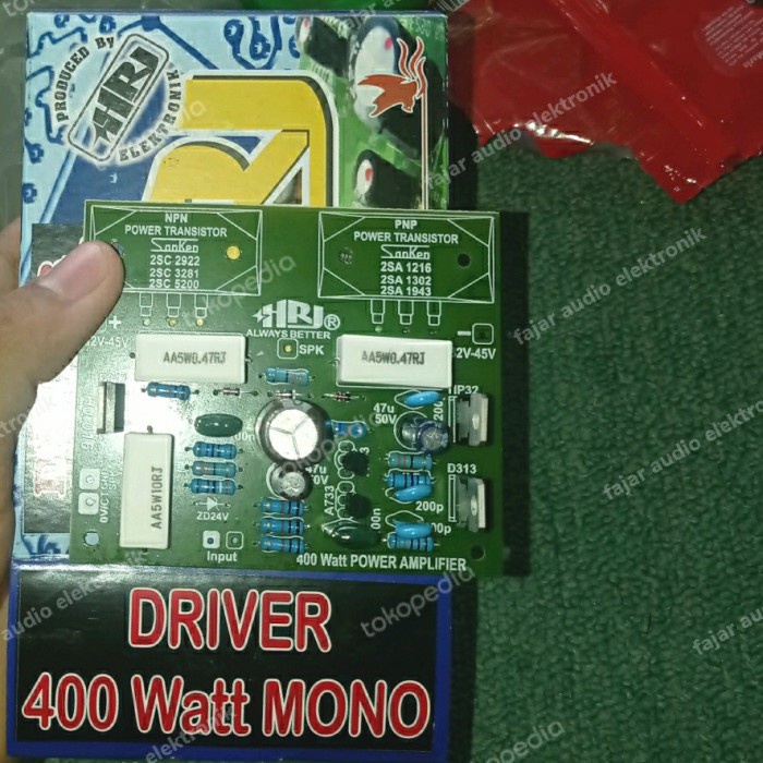 Jual Kit Driver Safari Sanken Mono Power Amplifier 400W 400Watt 400 W Watt Best | Shopee Indonesia