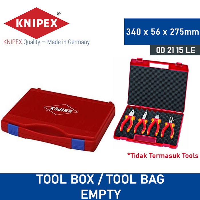 Jual [Ori] Tas Perkakas Toolbox 00 21 15 Le Compact Tool Box Empty Red ...