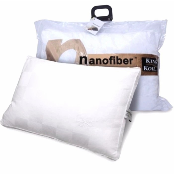 Jual [New Ori] Pillow Nano Fiber Soft King Koil / Bantal Nano Fiber ...