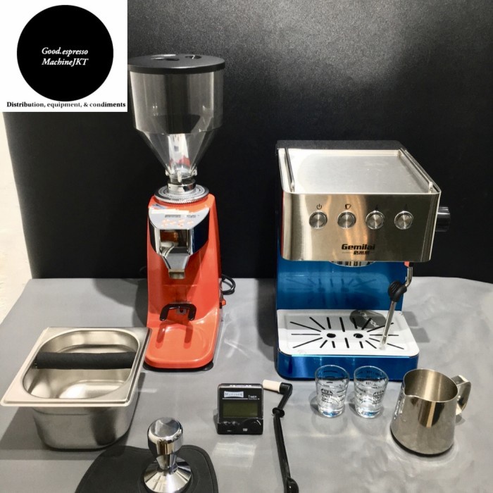 Jual [Baru] Paket Mesin Kopi Gemilai Crm3005E Dan Grinder Kopi N500 021 ...