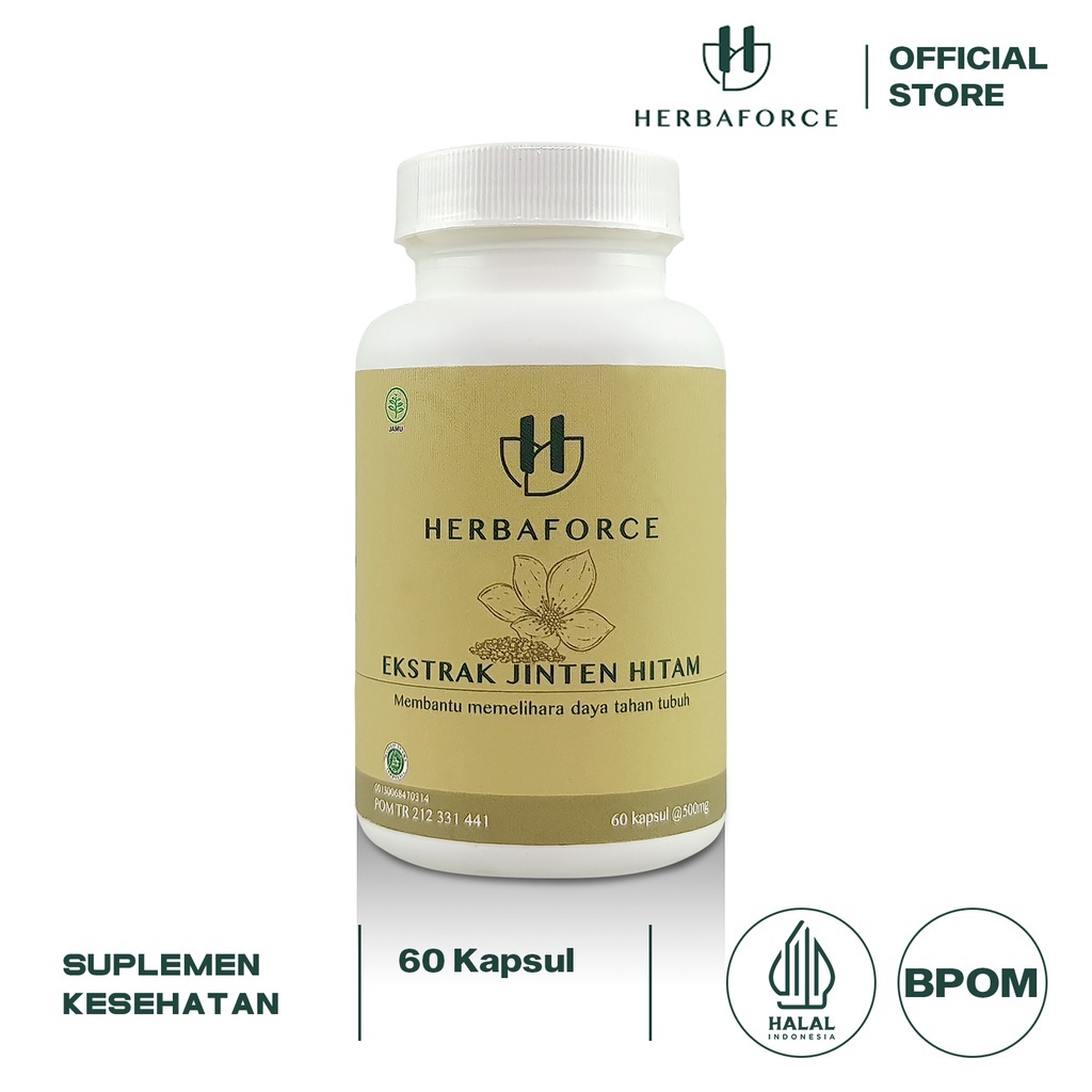 Jual HERBAFORCE Ekstrak Jinten Hitam Obat Suplemen Herbal 30 / 60 Kapsul Memelihara Daya Tahan ...